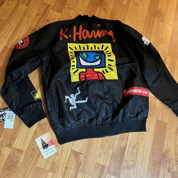 Members Only | Jackets & Coats | Members Only X Keith Haring ...